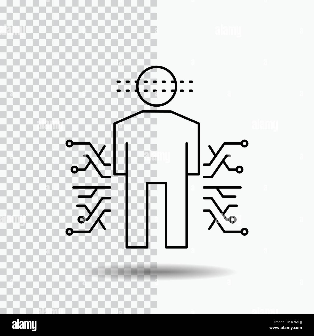 Transparent human body Stock Vector Images - Alamy