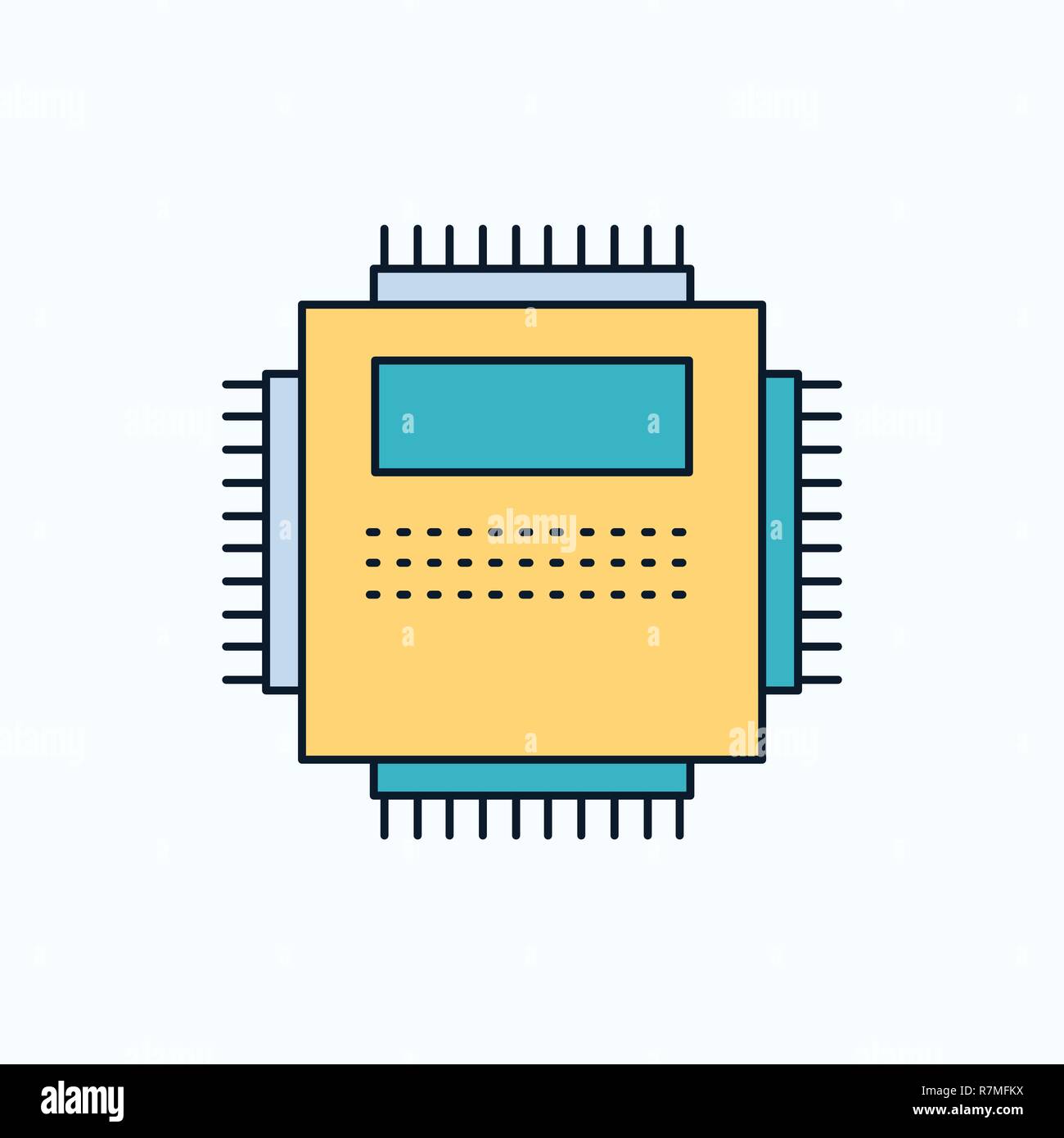 Green computer motherboard Stock Vector Images - Alamy