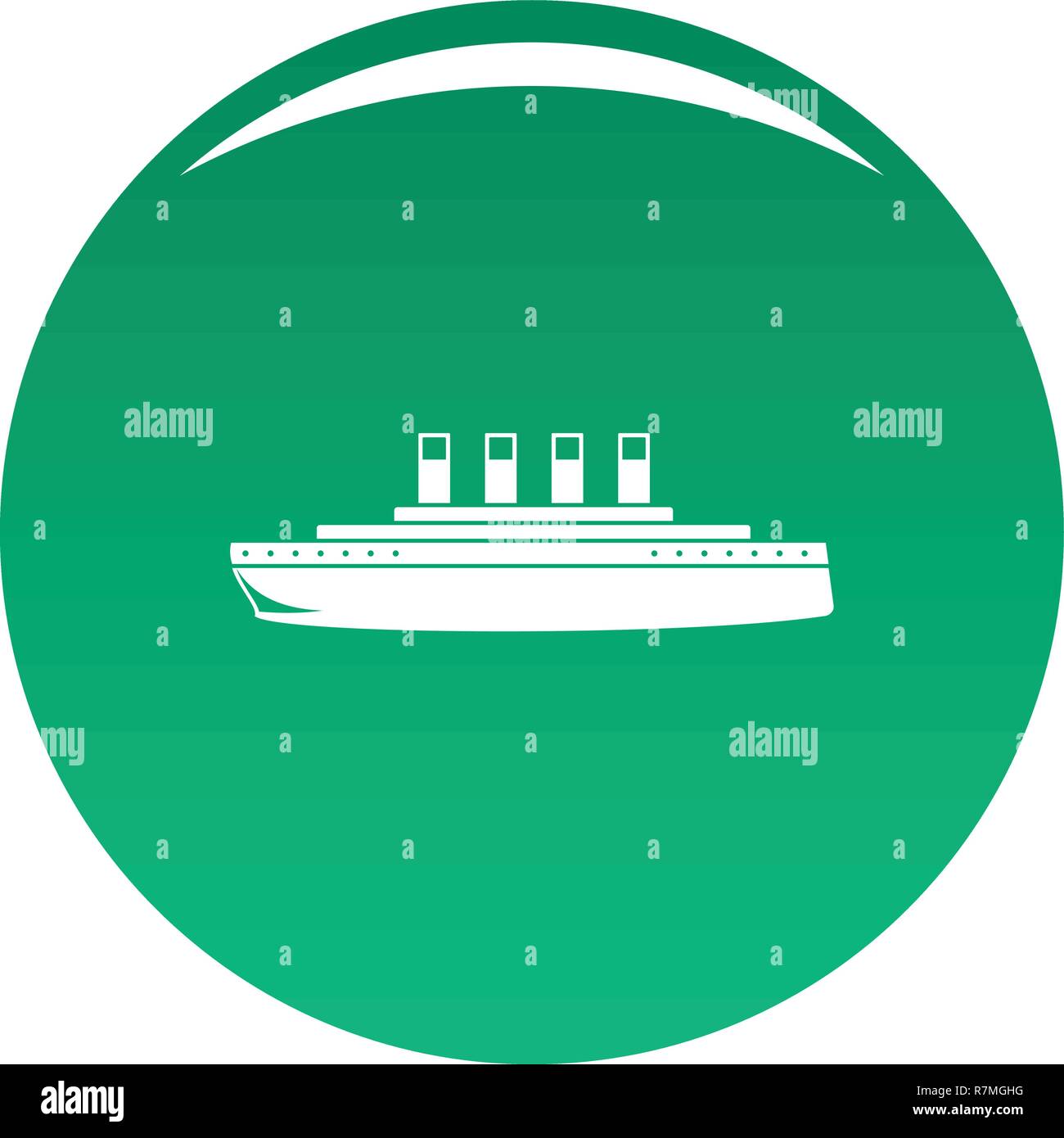 Ship retro icon. Simple illustration of ship retro vector icon for any ...