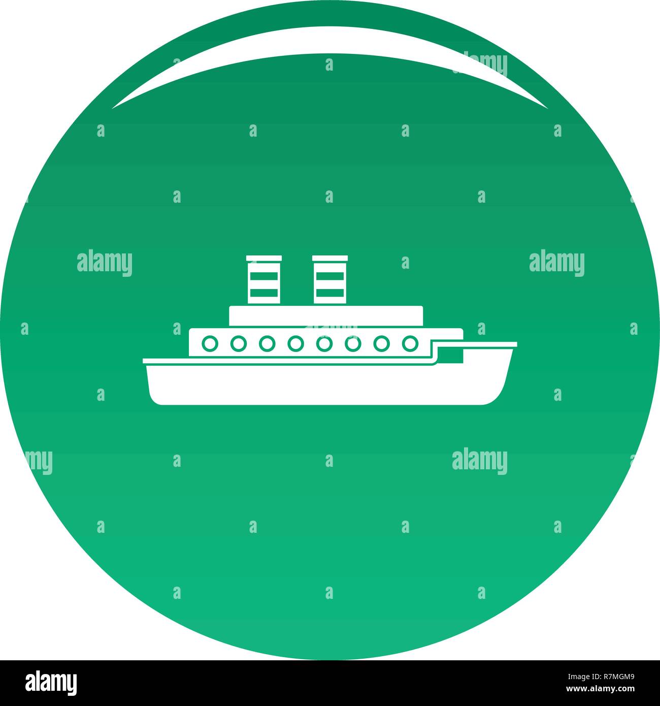 Steamship icon. Simple illustration of steamship vector icon for any ...