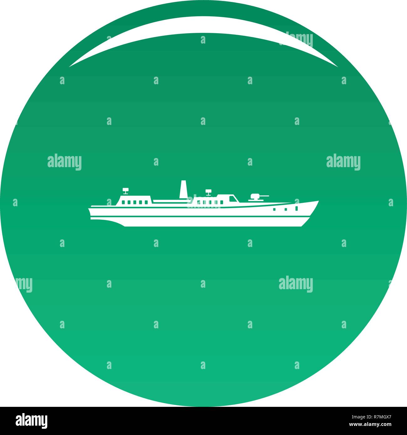 Ship combat icon. Simple illustration of ship combat vector icon for ...