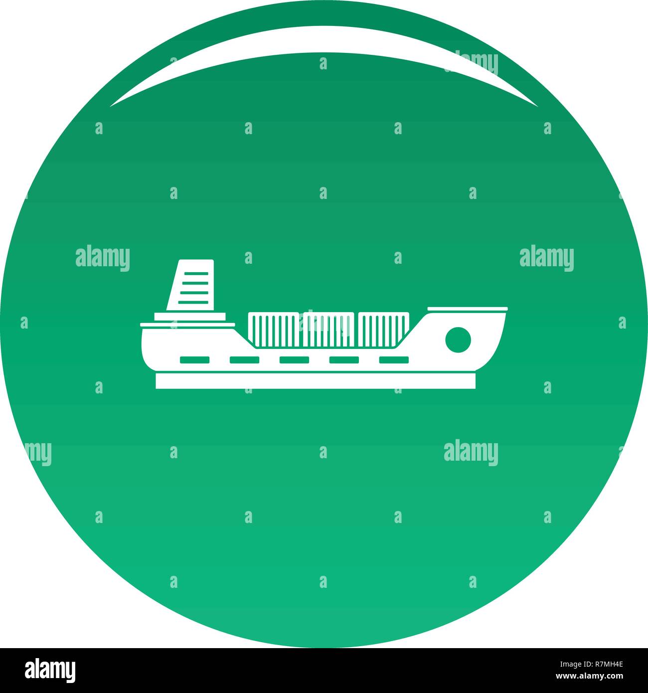 Ship cargo icon. Simple illustration of ship cargo vector icon for any ...