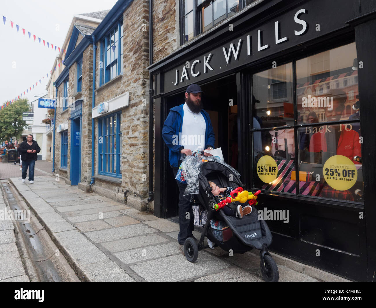 High Street Brands and shoppers Truro Cornwall, 2018 Robert Taylor ...