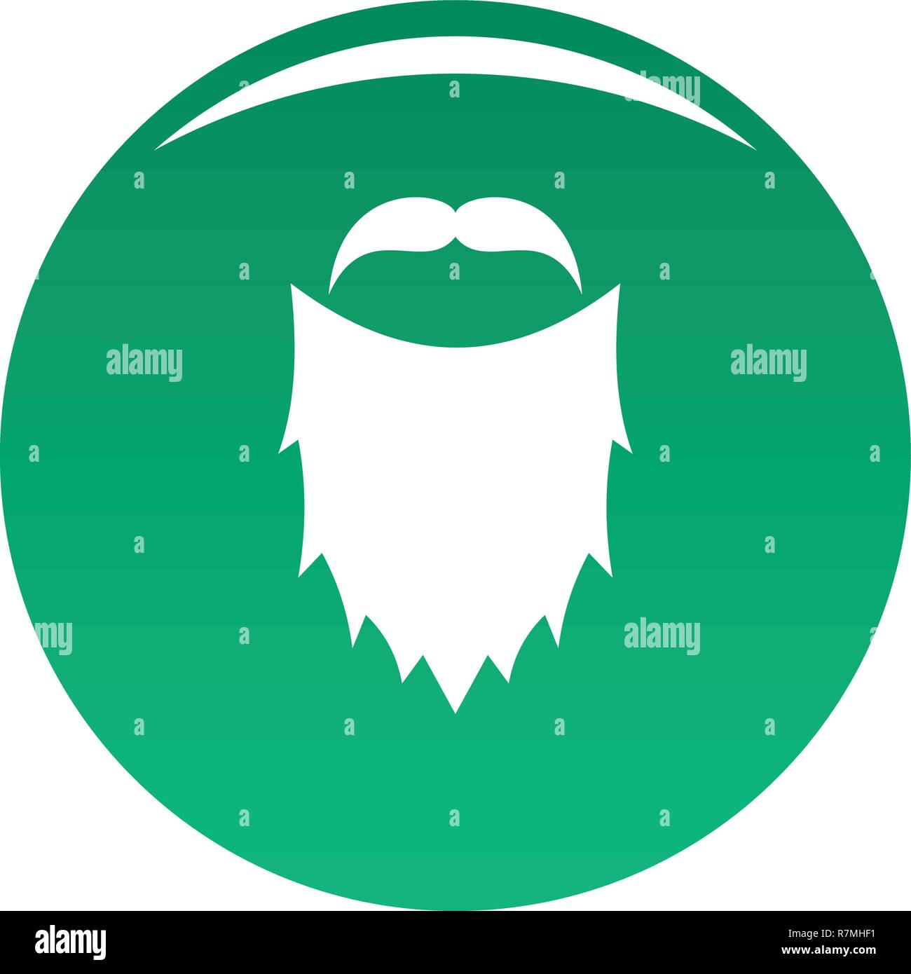 Mask beard icon. Simple illustration of mask beard vector icon for any ...