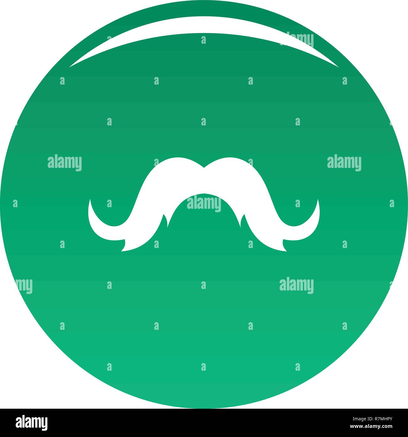 Human mustache icon. Simple illustration of human mustache vector icon ...