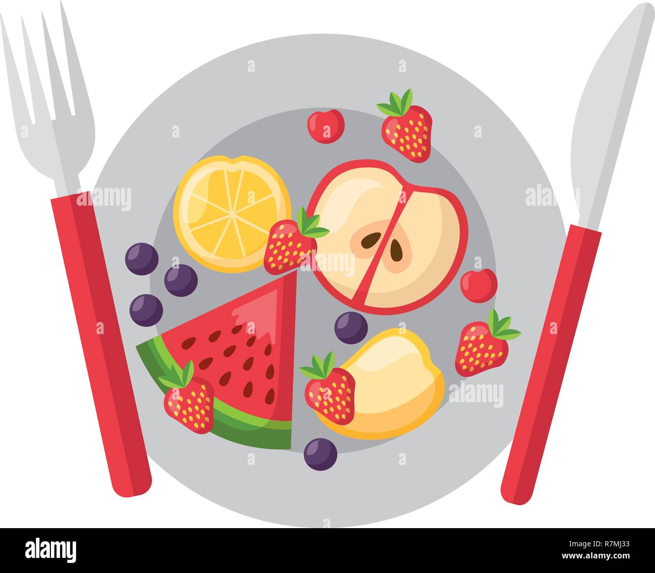 healthy food fresh Stock Vector Image & Art - Alamy