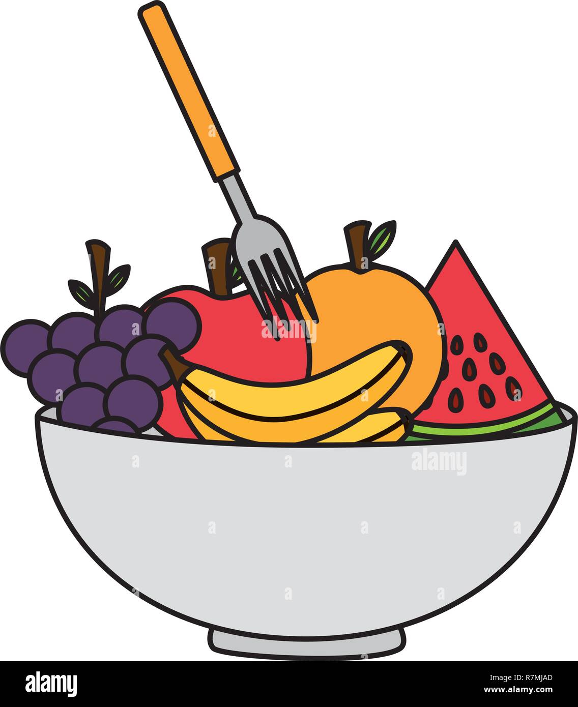 Flat lay fresh vegan Stock Vector Images - Alamy