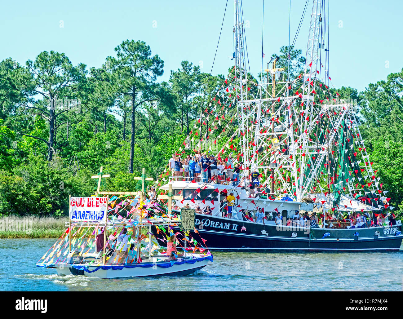 Blessing of the fleet bayou la batre hi-res stock photography and ...