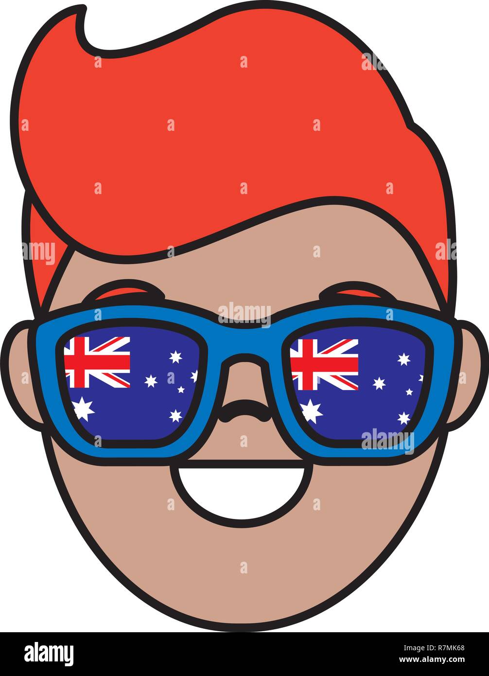Australian selfie Stock Vector Images - Alamy