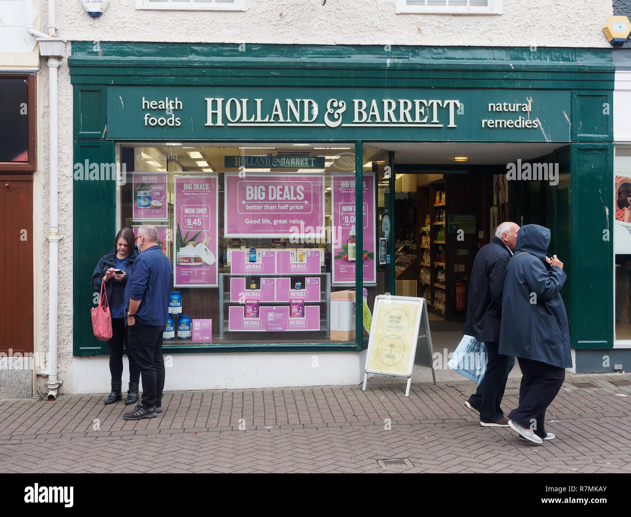 High Street Brands and shoppers Truro Cornwall, 2018 Robert Taylor ...