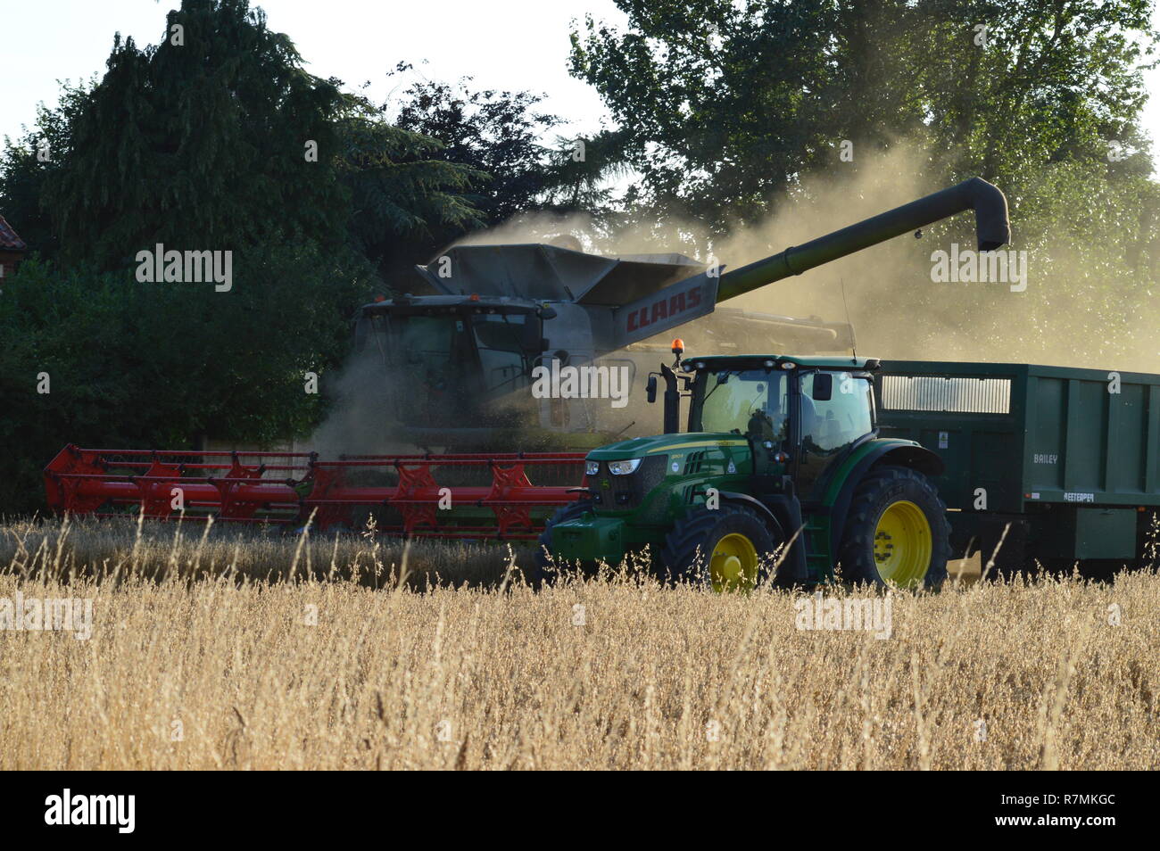 Agricultural farm tractor combine harvester hi-res stock photography ...