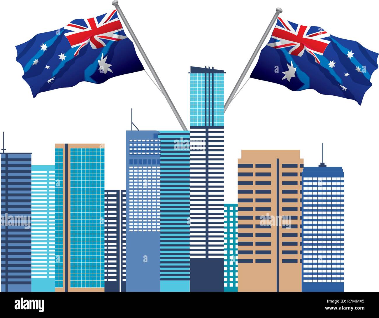Australian territory flags hi-res stock photography and images - Alamy