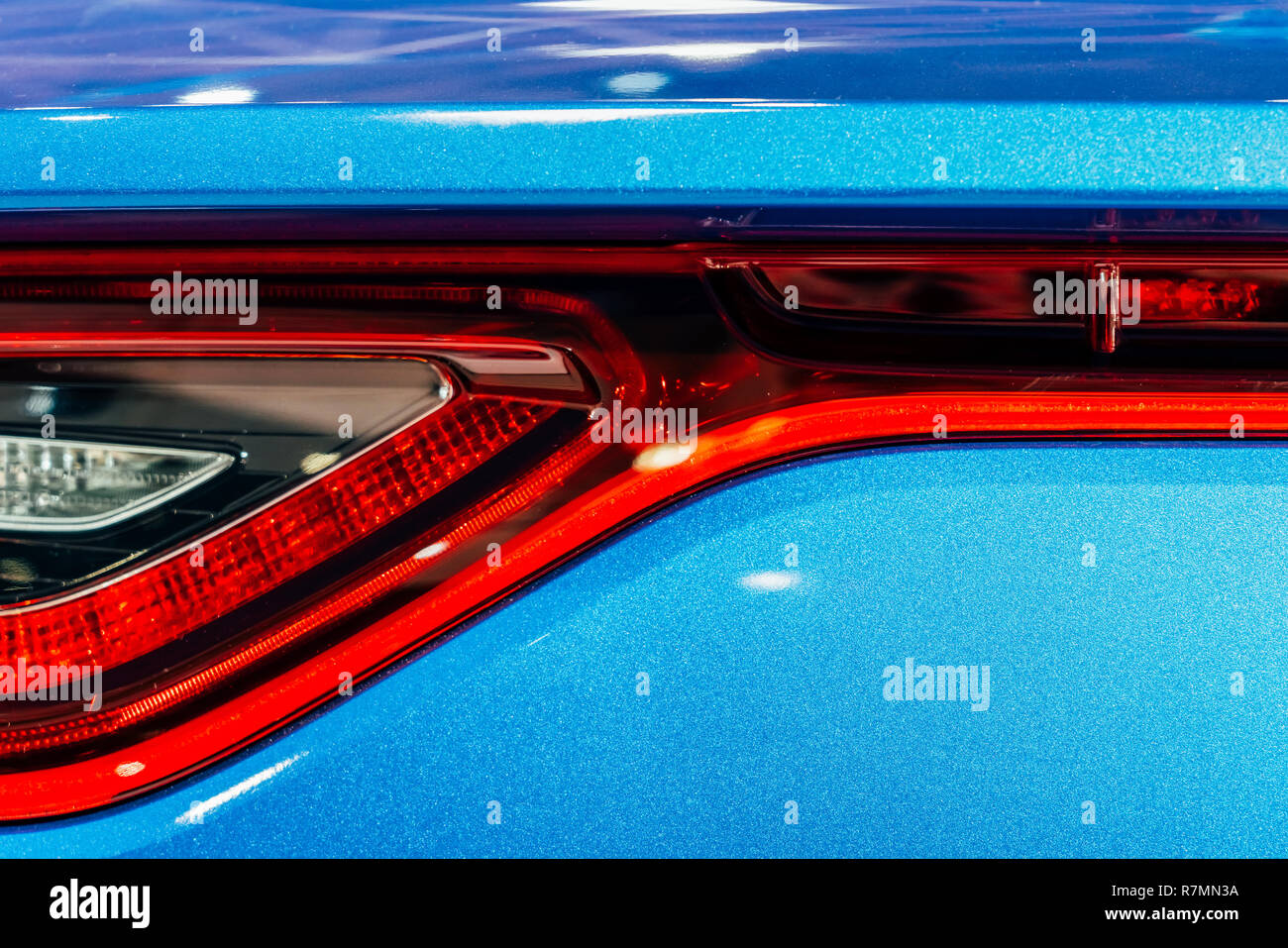 Red back lights hi-res stock photography and images - Alamy