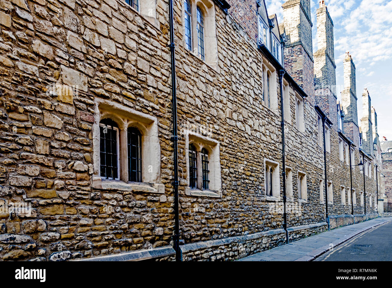Cambridge (England): Trinity Lane, leading to the river Stock Photo - Alamy