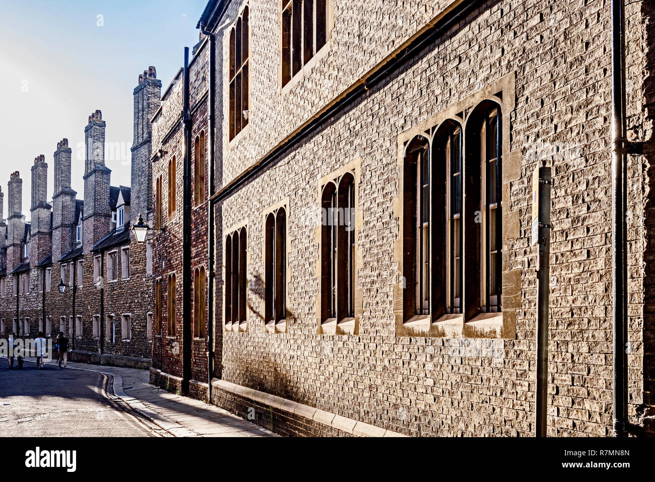 Cambridge (England): Trinity Lane, leading to the river Stock Photo - Alamy