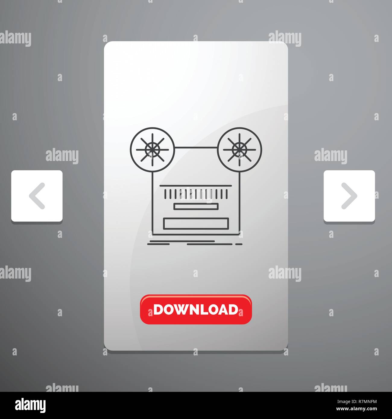 Old style analogue radio in background Stock Vector Images - Alamy