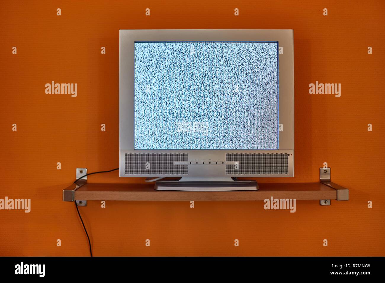 TV no signal Stock Photo - Alamy