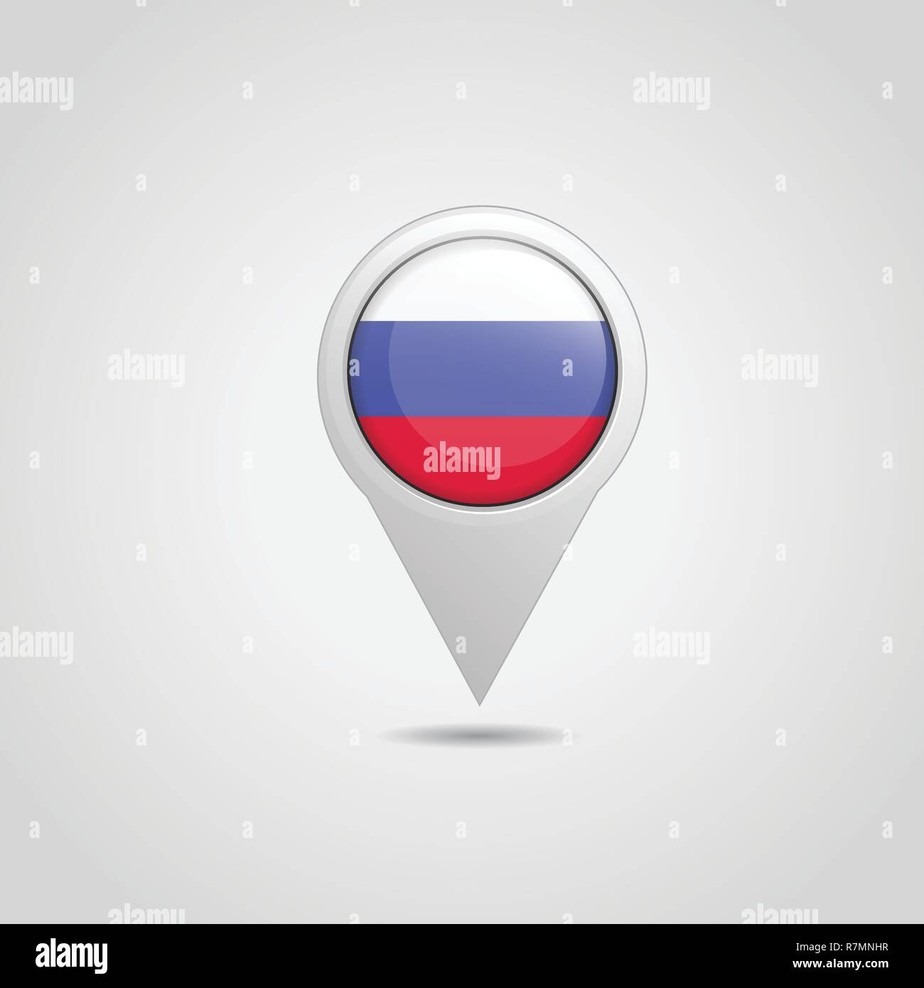 Russia flag map Stock Vector Images - Alamy