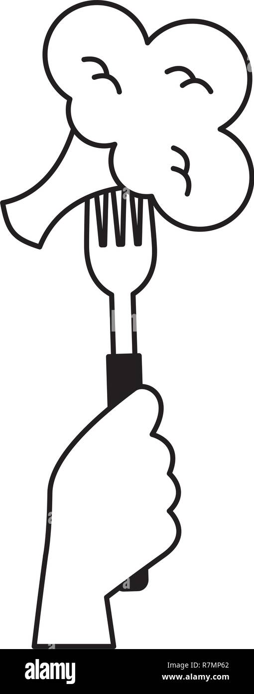 Hold broccoli Black and White Stock Photos & Images - Alamy