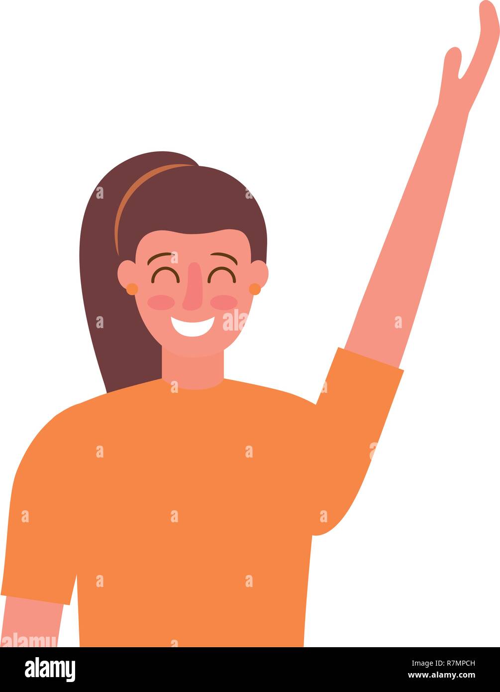portrait woman on white background Stock Vector Image & Art - Alamy