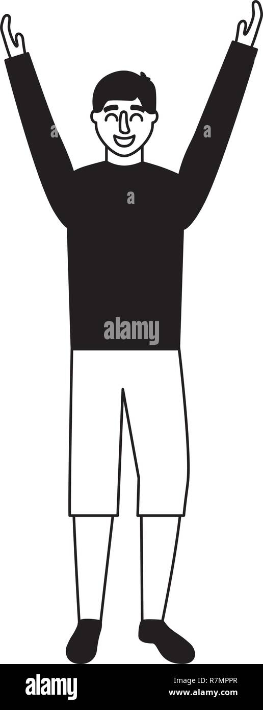 man standing character on white background Stock Vector Image & Art - Alamy