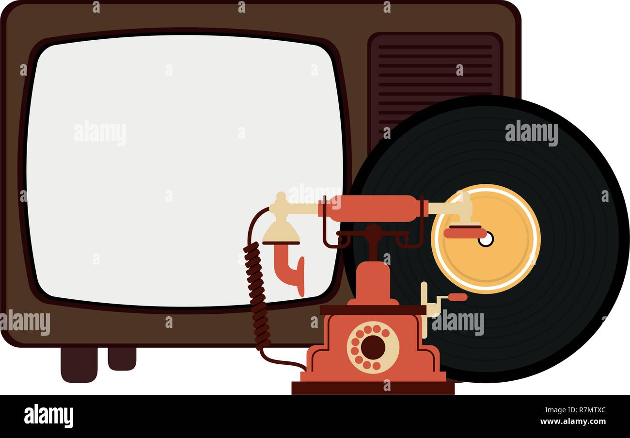 Vintage media technology Stock Vector Image & Art - Alamy