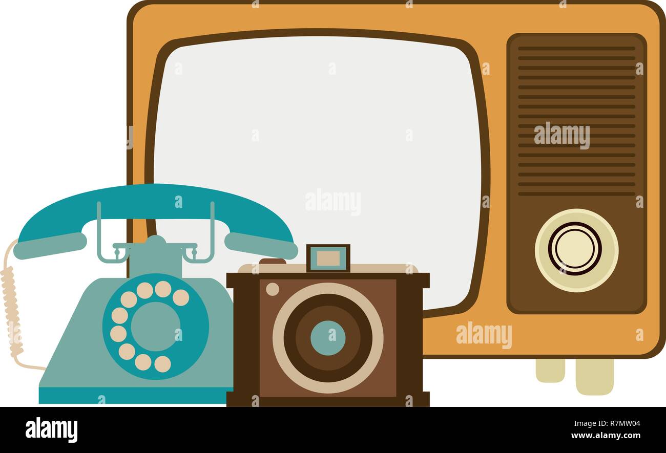 Vintage media technology Stock Vector Image & Art - Alamy