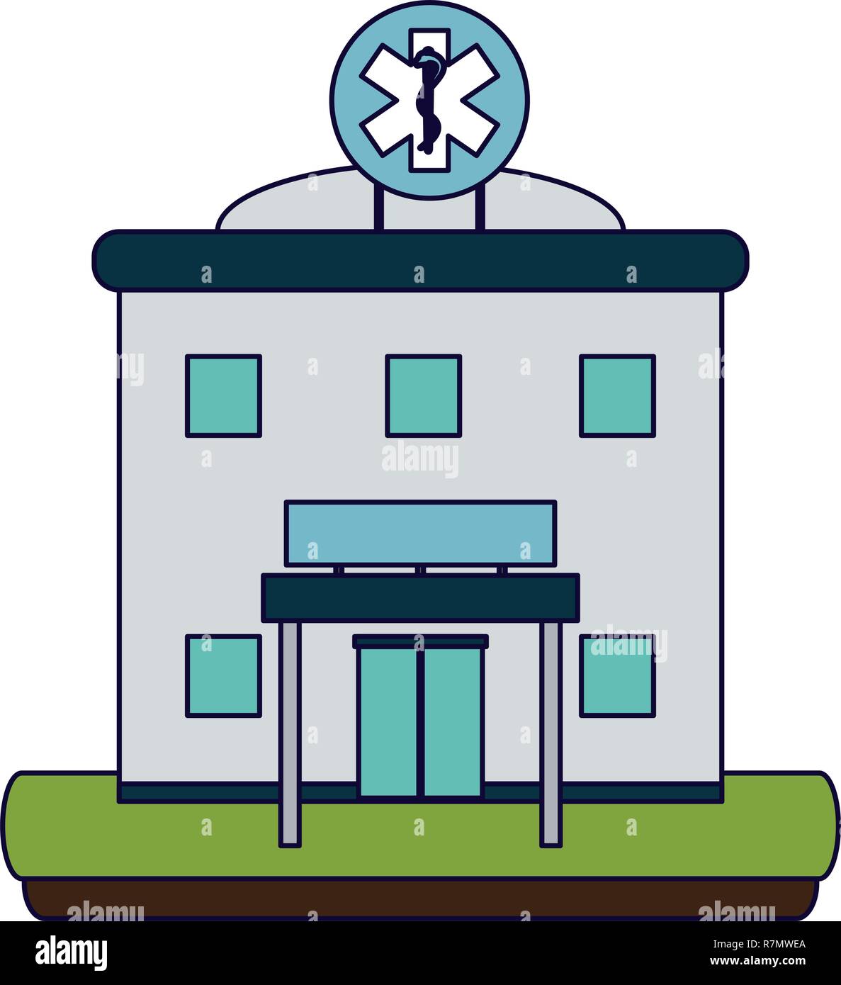 Medical health care scenery Stock Vector Images - Alamy