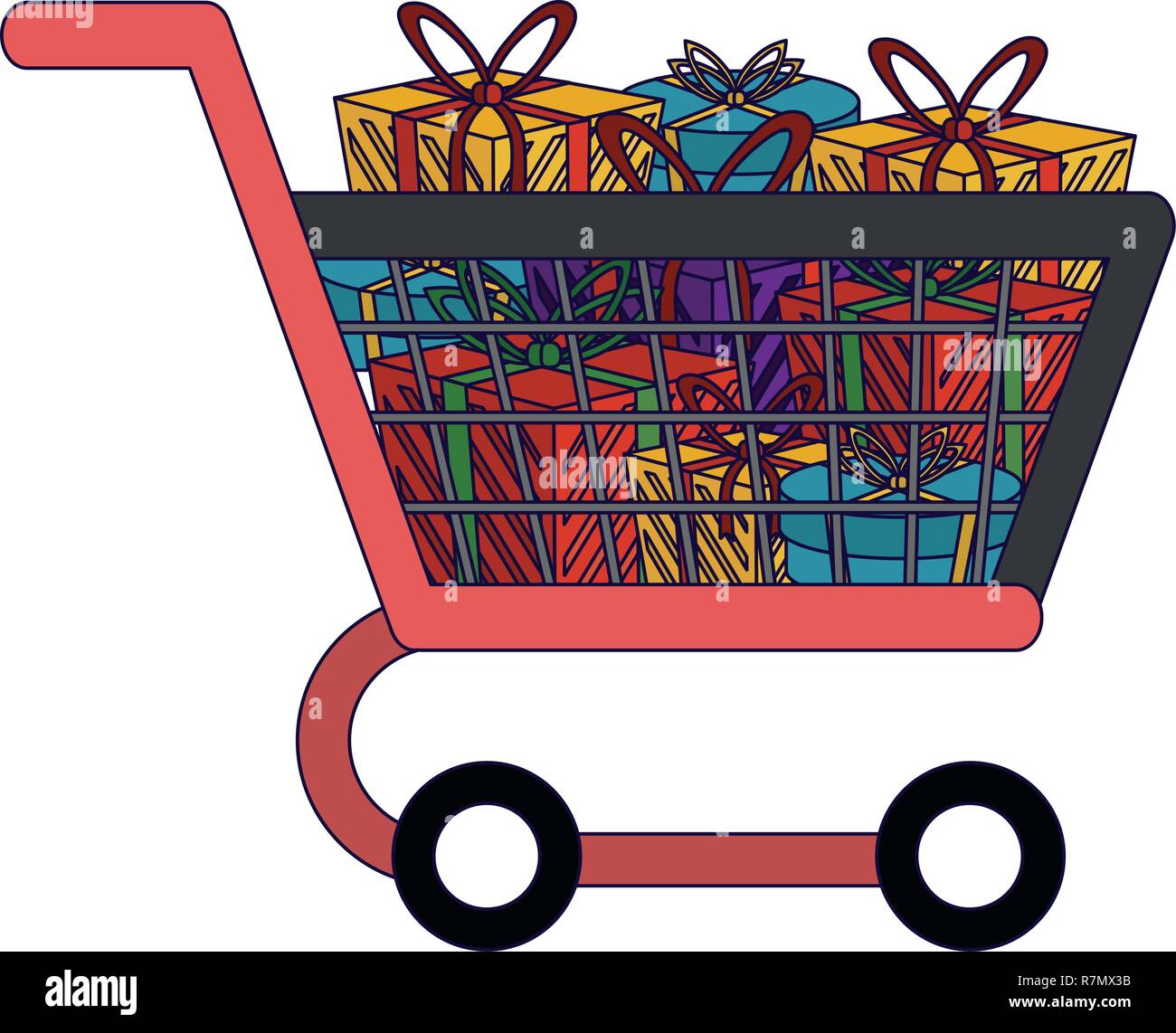 Shopping cart symbol Stock Vector Image & Art - Alamy