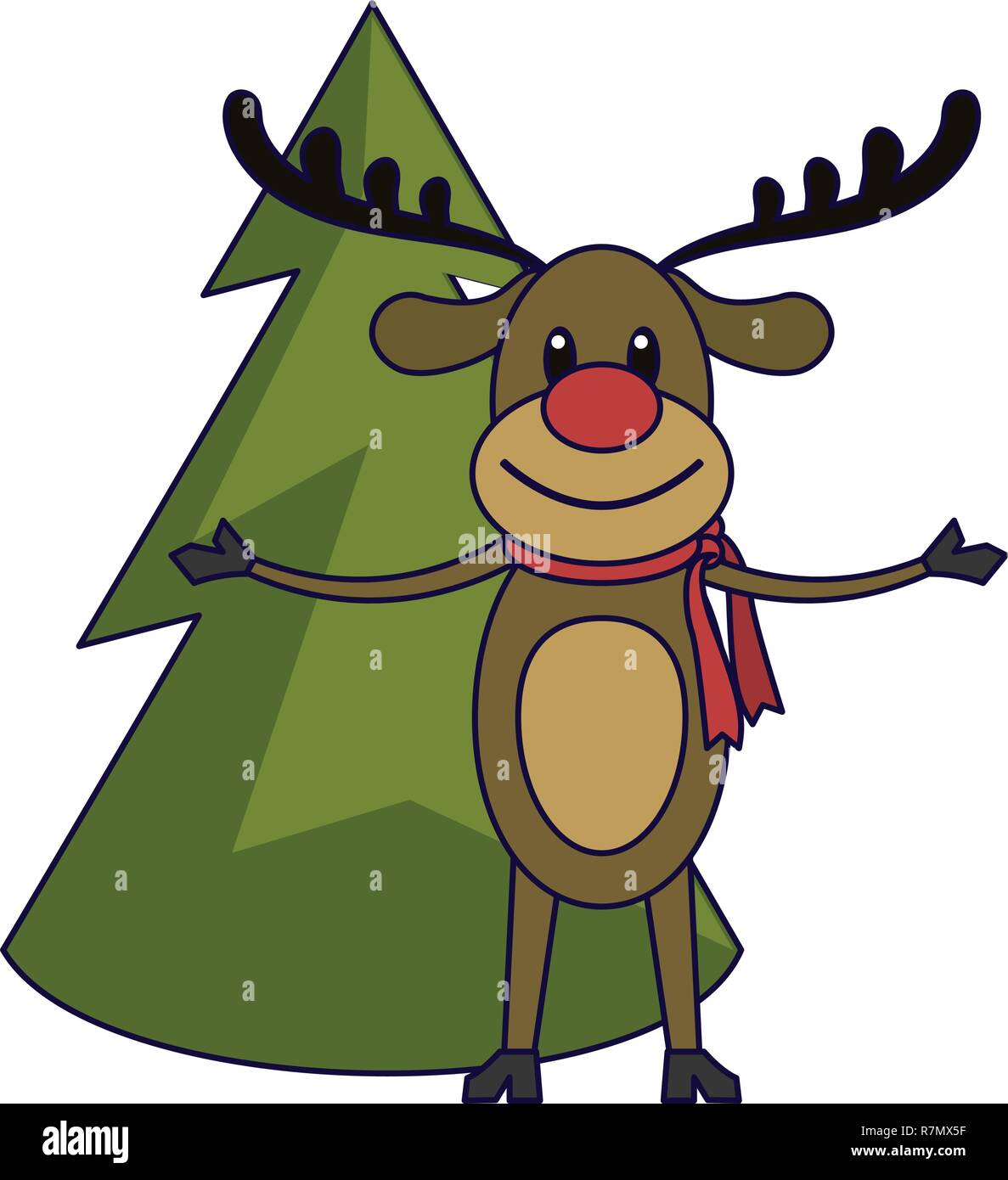 Christmas season cartoons Stock Vector Image & Art - Alamy