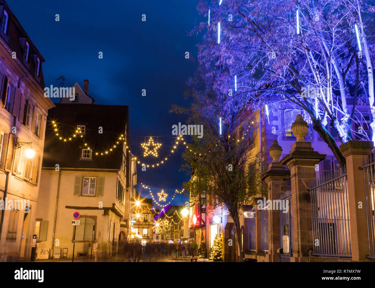 Heritage house night colmar alsace hi-res stock photography and images ...