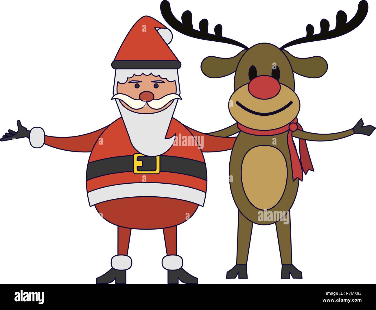 Christmas season cartoons Stock Vector Image & Art - Alamy