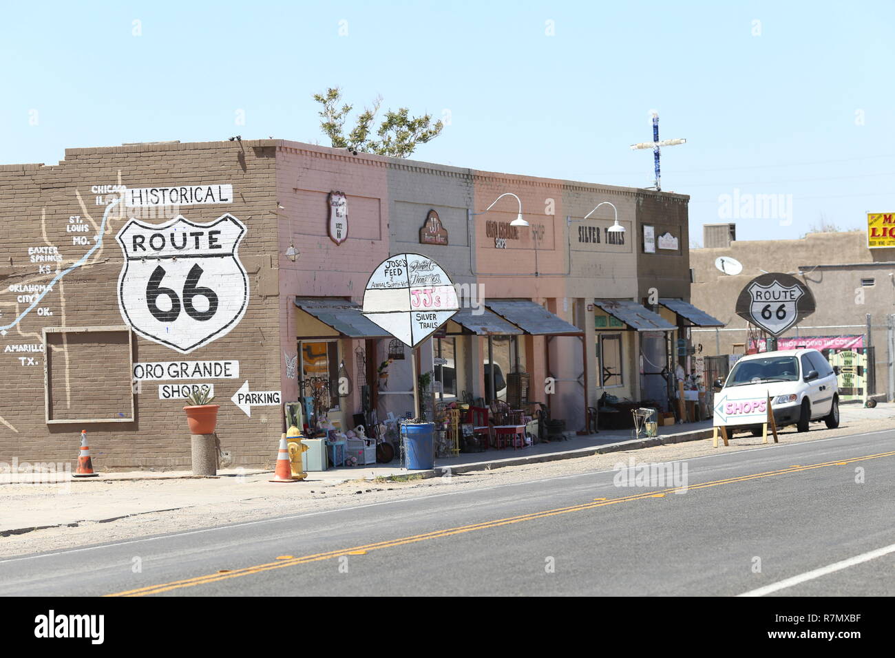 Route 66 scene Stock Photo - Alamy