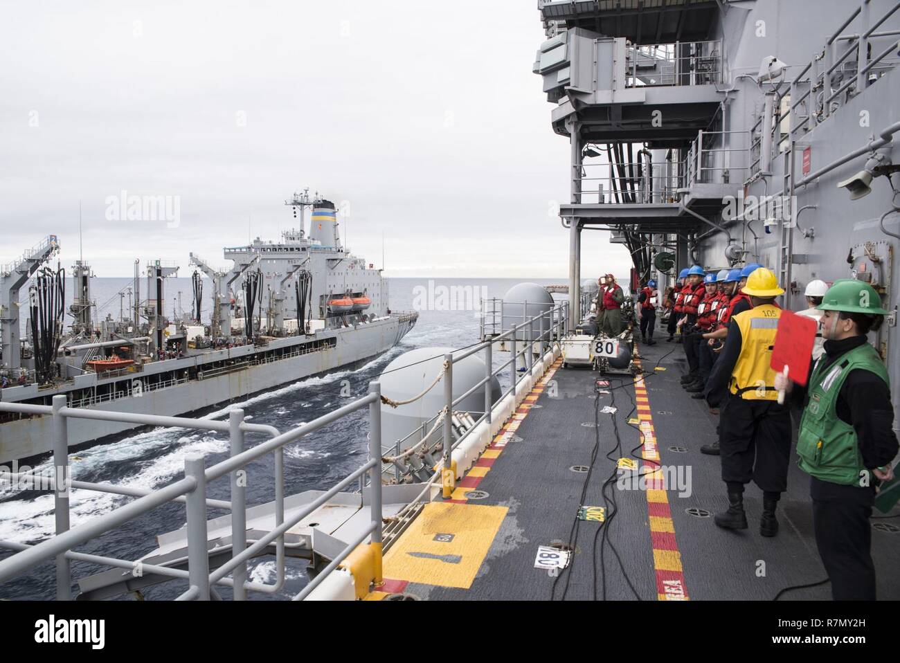 PHILIPPINE SEA (March 20, 2017) Sailors, assigned to amphibious assault ...