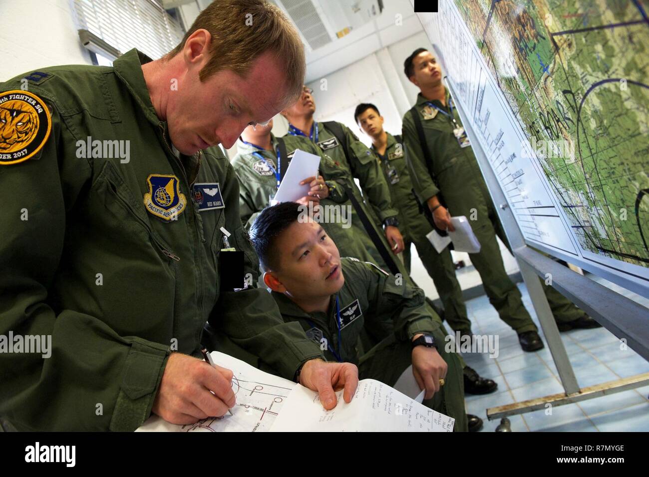 U.S. Air Force Capt. Clayton Cruickshank, F-15 pilot with the 44th ...