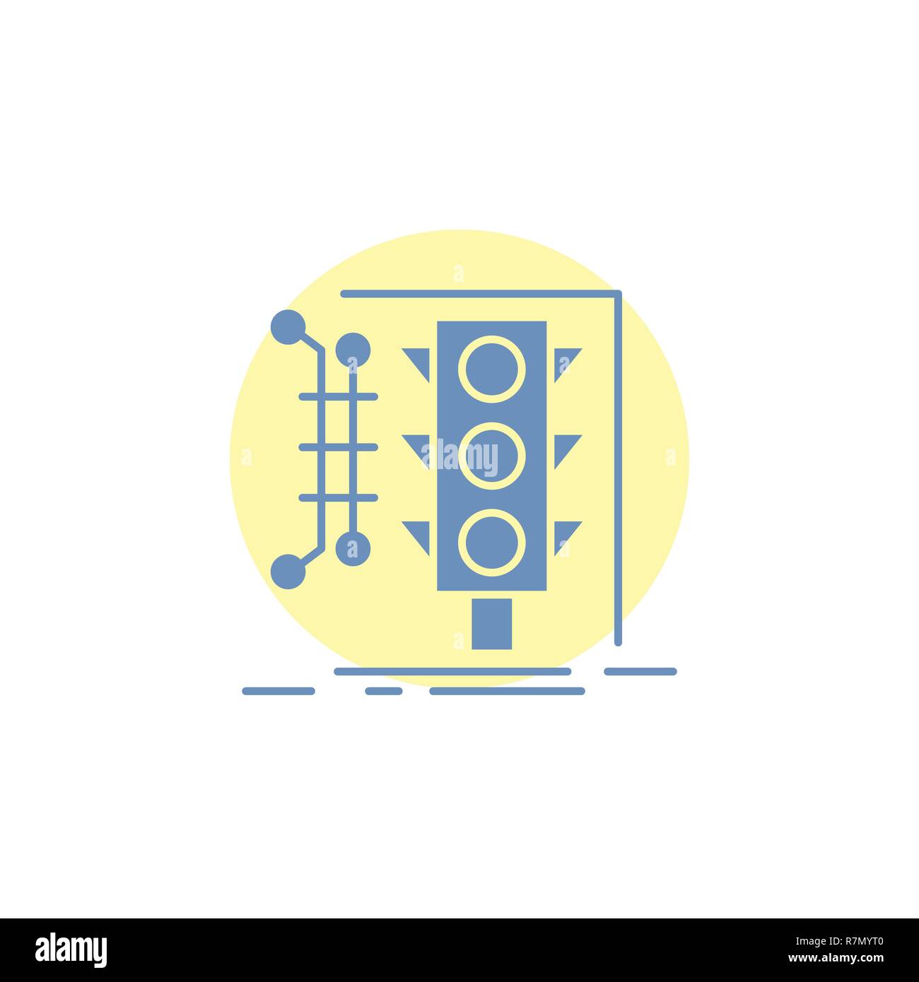 Smart traffic management Stock Vector Images - Alamy