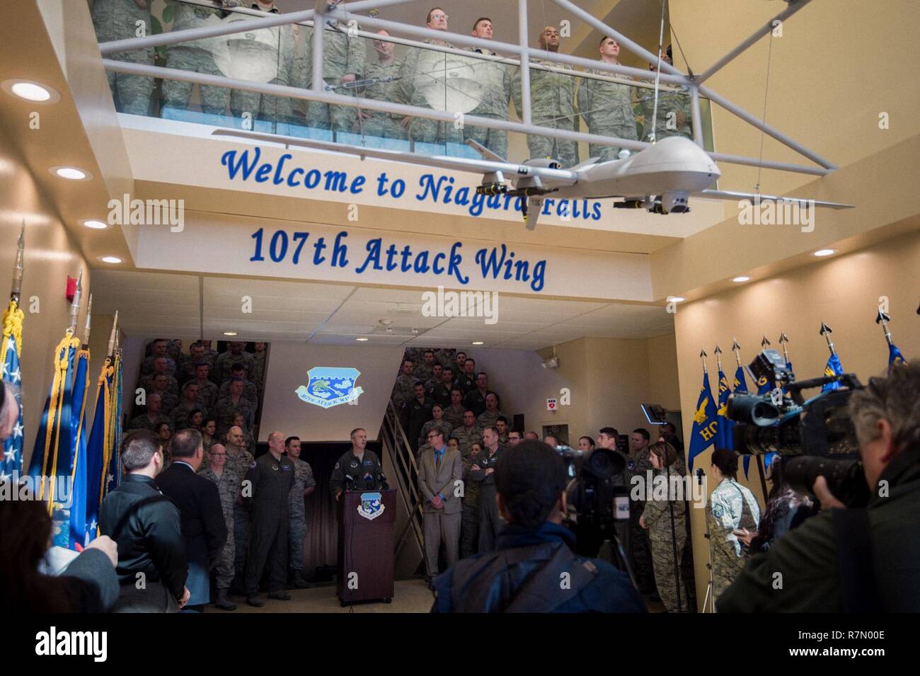 Col. Robert Kilgore, commander of the 107th Attack Wing, New York Air ...