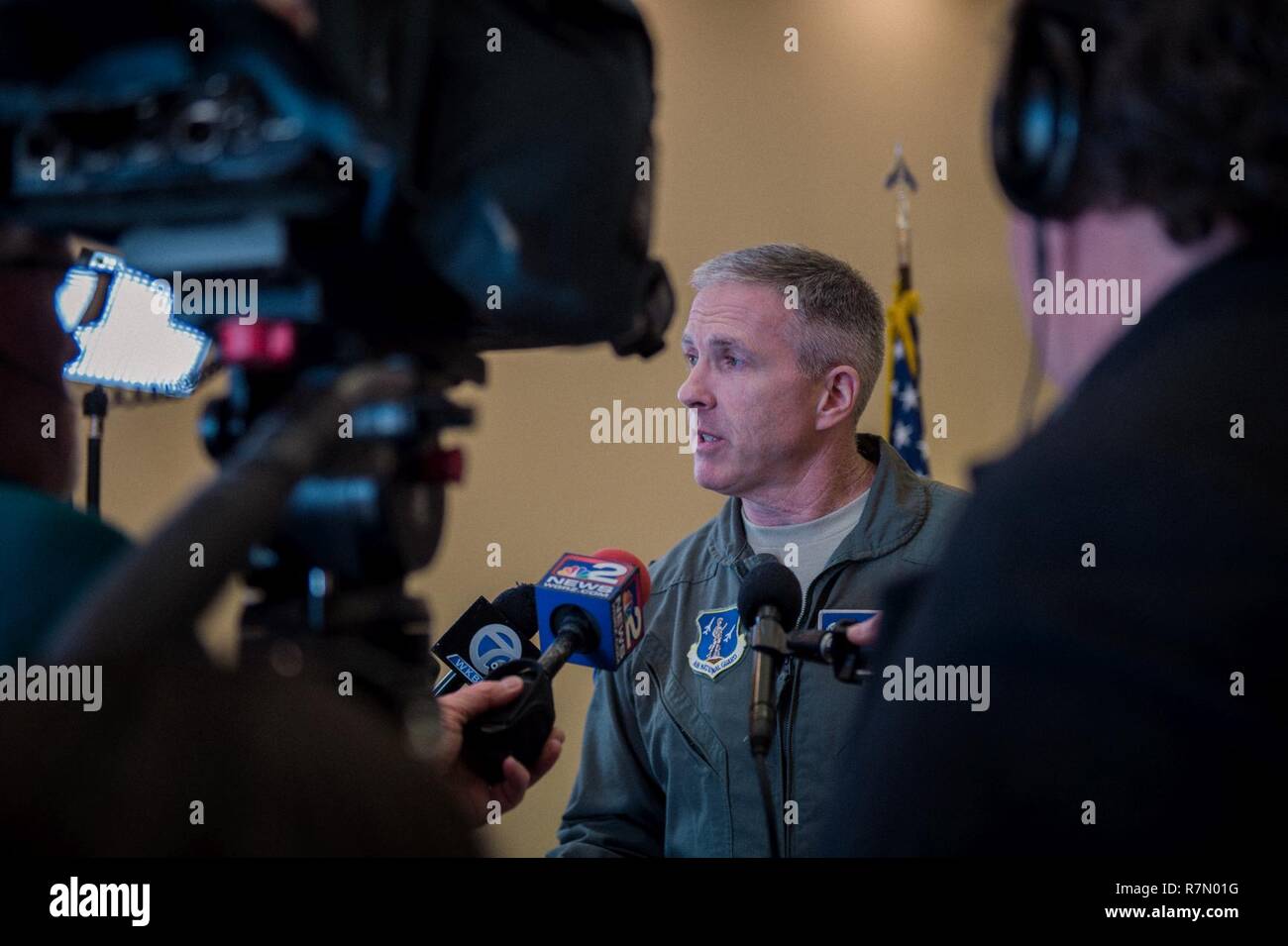 Col. Robert Kilgore, commander of the 107th Attack Wing, New York Air ...