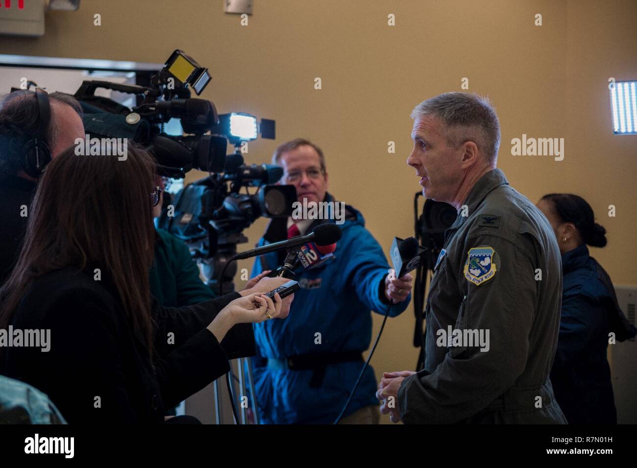 Col. Robert Kilgore, commander of the 107th Attack Wing, New York Air ...