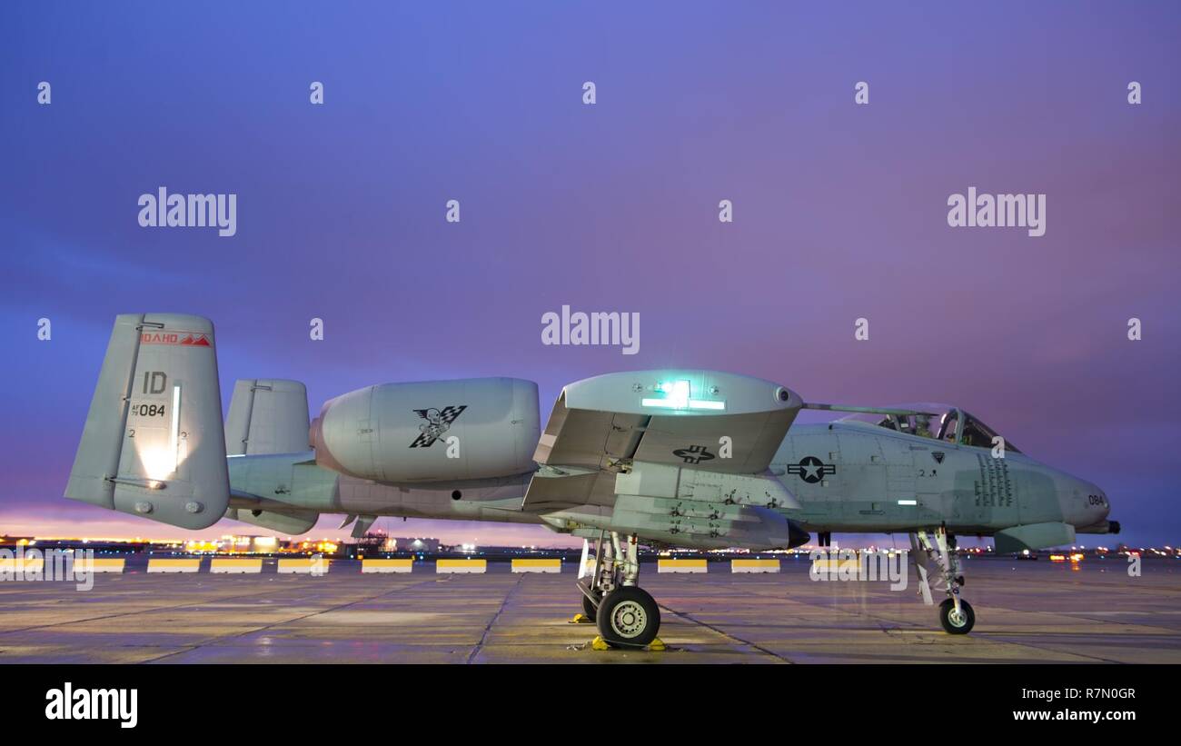 An A-10 Thunderbolt II pilot prepares for flight March 21, 2017 at the ...