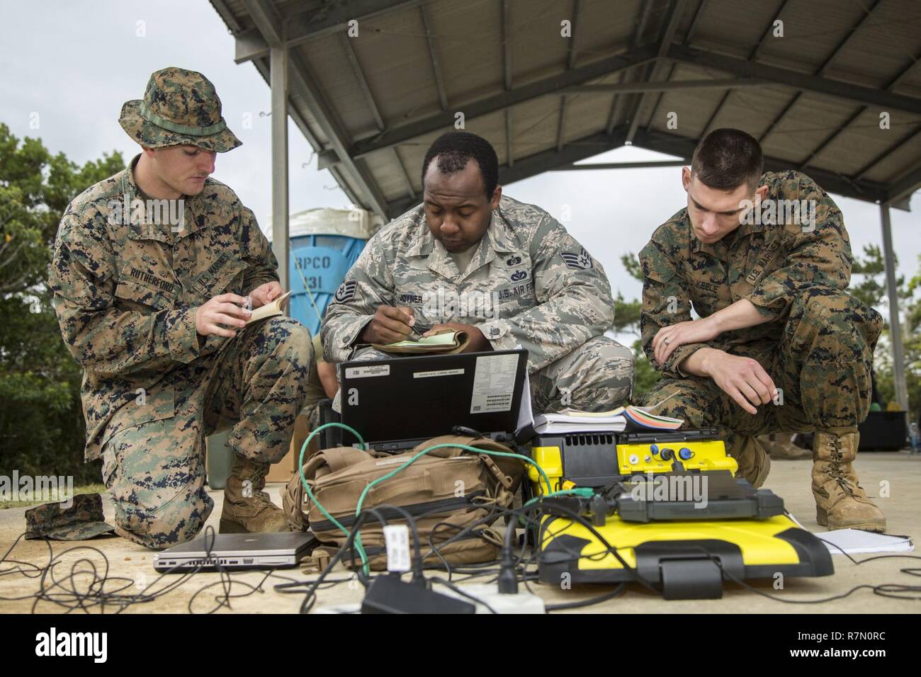 U.S. Marines with Chemical Biological Radiological Nuclear (CBRN ...