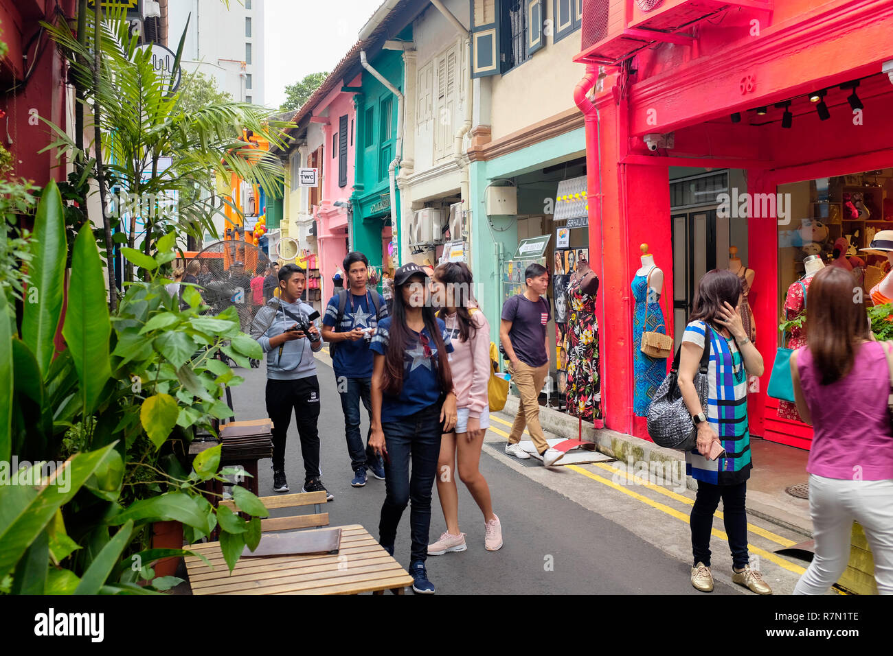 Haji Lane, Kampong Glam, Singapore Stock Photo - Alamy
