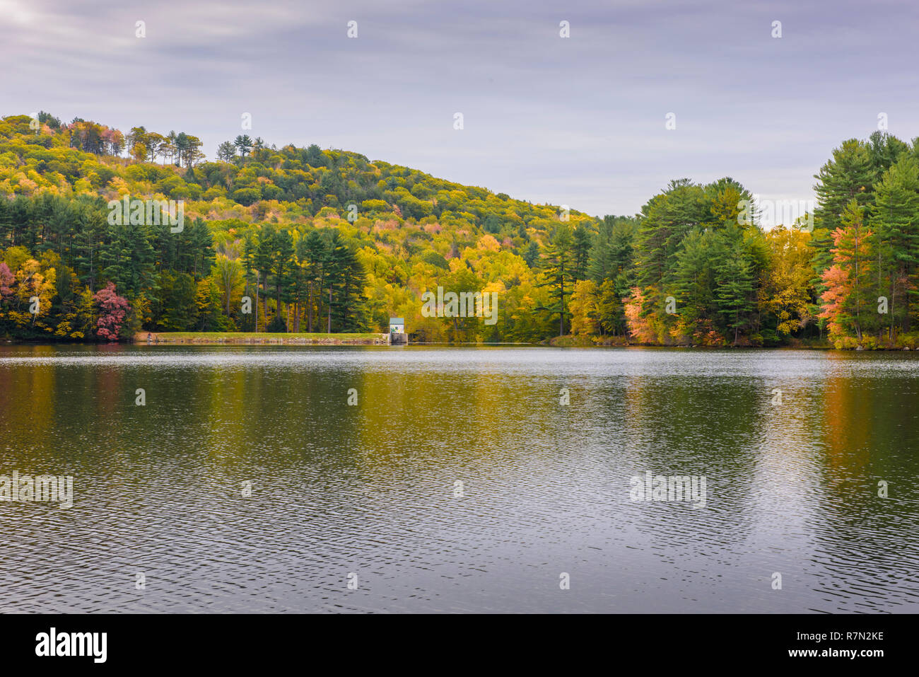 Autumn foliage at Stillwater Pond Stock Photo - Alamy