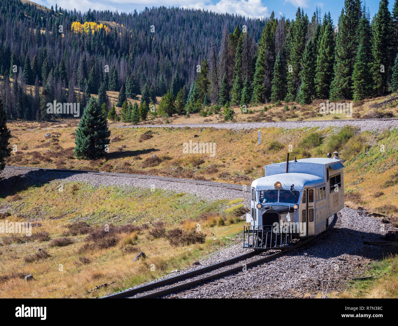 Galloping Goose #5 at Tanglefoot Curve, Cumbres & Toltec Scenic ...
