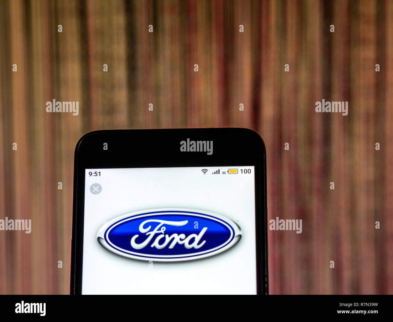 Ford Motor Company logo seen displayed on smart phone Stock Photo - Alamy