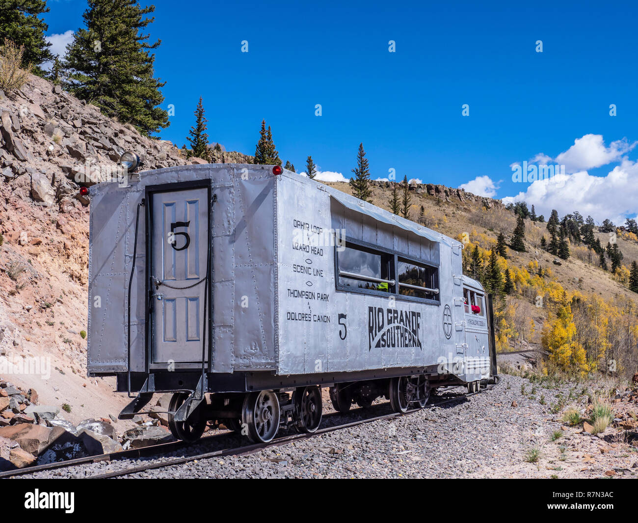 Galloping Goose #5 on the tracks of the Cumbres & Toltec Scenic ...