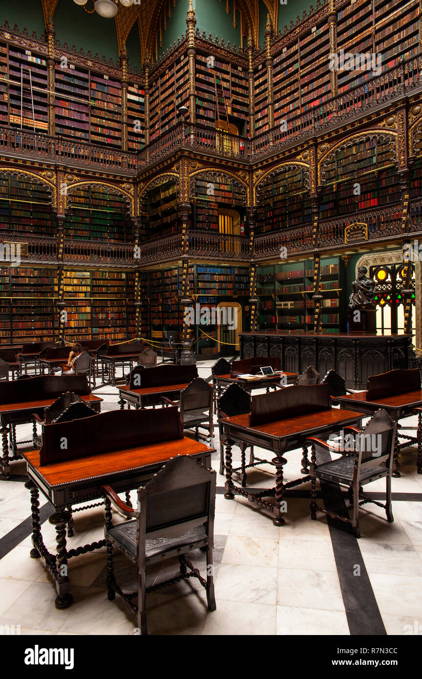 Portuguese Reading Cabinet of Rio de Janeiro, one of the most beautiful ...