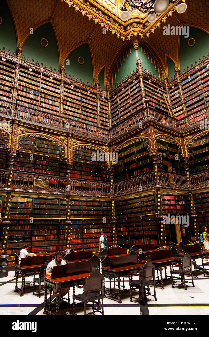 Portuguese Reading Cabinet of Rio de Janeiro, one of the most beautiful ...