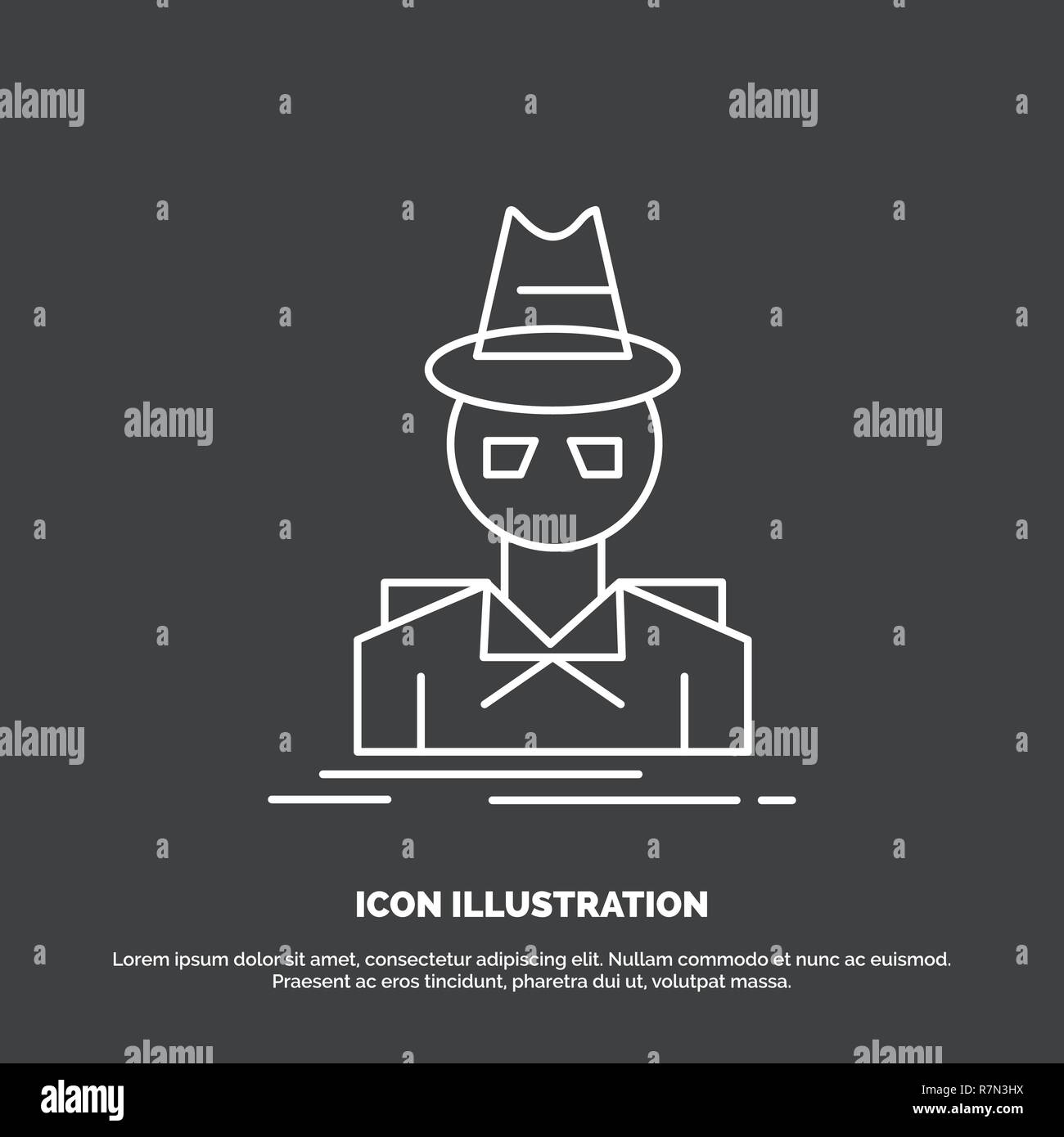 Thief icon Stock Vector Images - Alamy