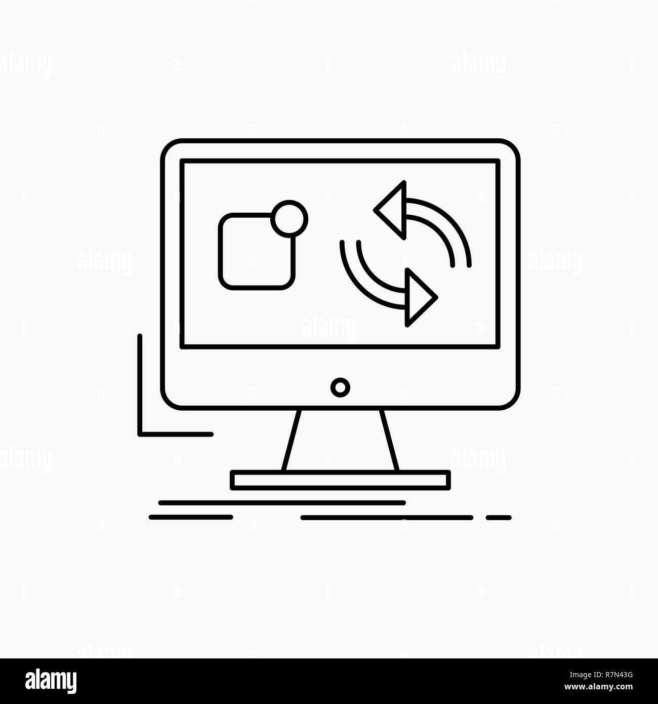 Installing software update Stock Vector Images - Alamy